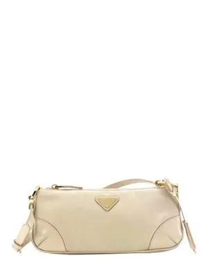Prada Re-edition 2002 Re-nylon And Leather Shoulder Bag - Neutrals