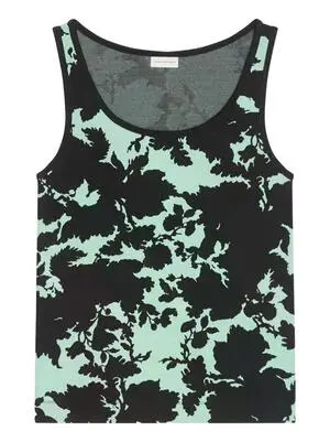 Dries Van Noten Jacquard Tank Top - Black