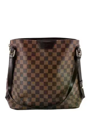 LOUIS VUITTON Cabas Rivington Damier Shoulder Bag - Brown