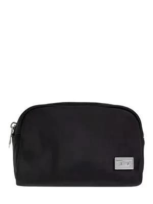 DIESEL® Logo-plaque Wash Bag - Black