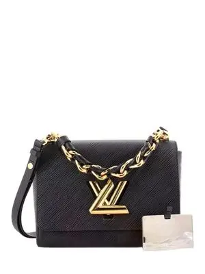 LOUIS VUITTON Chunky Chain Twist Bag Epi Leather Mm - Black