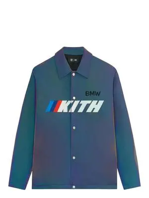 Kith X Bmw Iridescent Logo Jacket - Blue