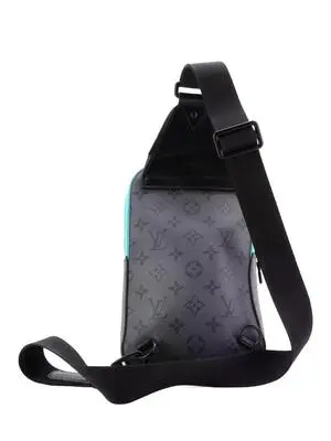 LOUIS VUITTON Avenue Sling Bag Nm Reverse Monogram Eclipse Canvas - Black
