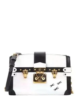 LOUIS VUITTON Trunk Clutch Epi Leather Crossbody Bag - White