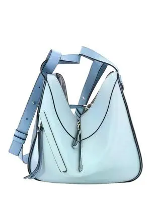 Loewe Hammock Small Leather Shoulder Bag - Blue