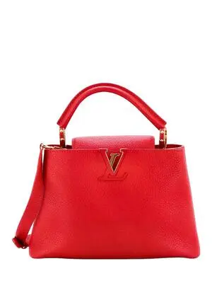 LOUIS VUITTON Capucines Bb Satchel - Red