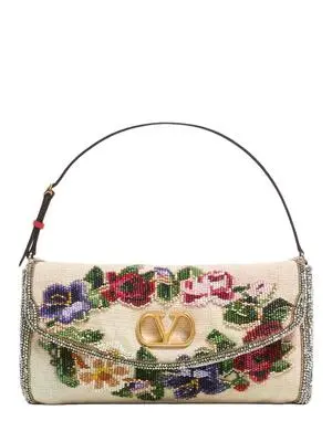 VALENTINO Valentino Garavani Embroidered Shoulder Bag