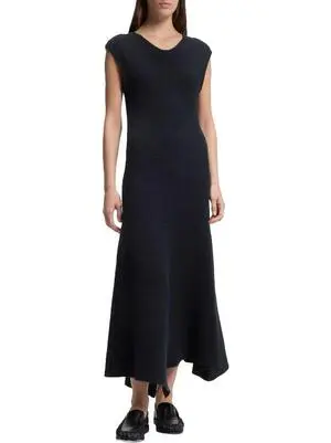 BOSS Forsizia Rib Maxi Sweater Dress - Sky Captain