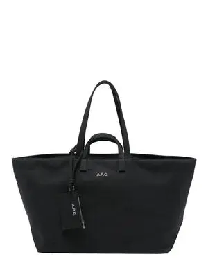A.p.c. Le Drummer Toile Tote Bag - Black