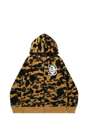 A BATHING APE 1st Camo Full Zip Hoodie - Yellow