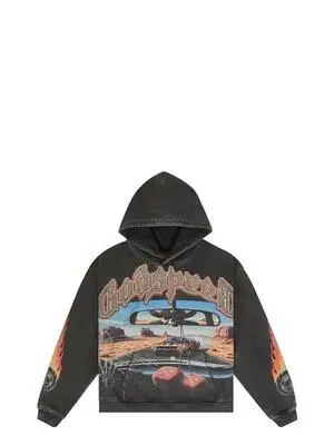 GODSPEED On The Run Ii Hoodie - Black Wash