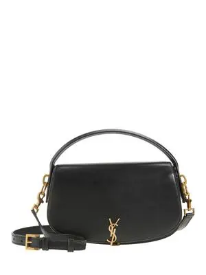 Saint Laurent Voltaire Leather Crossbody Bag - Nero
