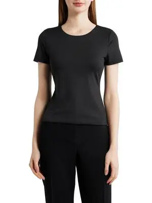 Kobi Halperin Rhianna Stretch Knit T-shirt - Black