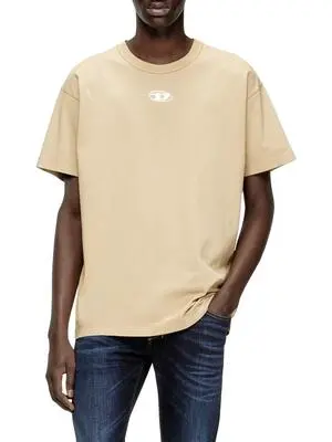 DIESEL® T-norm Cotton T-shirt - Khaki