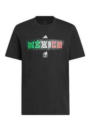 Adidas Mexico National Team Jersey Hook T-shirt - Black
