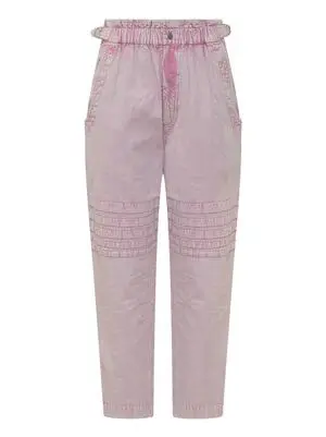 MARANT ETOILE Mellya Cotton Trousers - Pink
