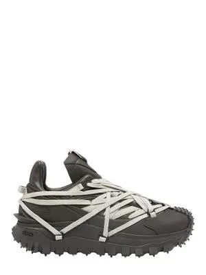 MONCLER + RICK OWENS Trailgrip Megalace Sneakers - Grey
