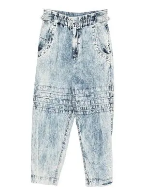 MARANT ETOILE Mellya Cotton Trousers - Sky Blue