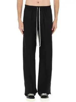 Rick Owens Wide Leg Trousers - Black