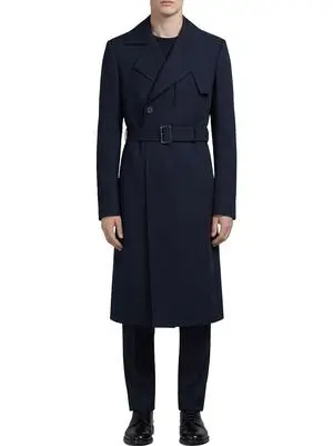 Rick Owens Belted Tailored Coat - Black