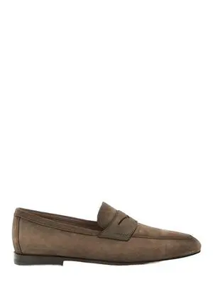 Santoni Loafers - Mud