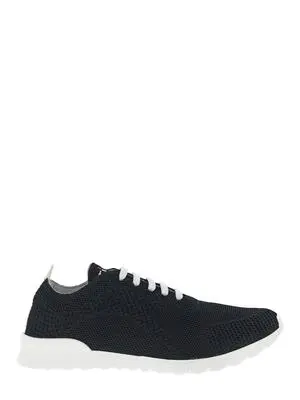 Kiton Lace Up Sneakers - Black