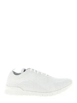 Kiton Lace Up Sneakers - White