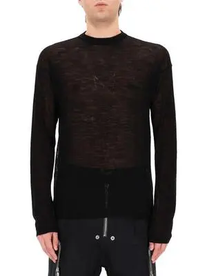 Rick Owens Long Sleeve Sweater - Black