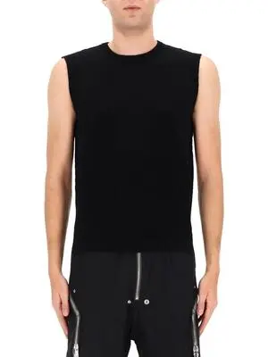 Rick Owens Sleeveless Sweater - Black