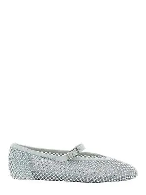 LE SILLA Embellished Ballet Flats - Silver