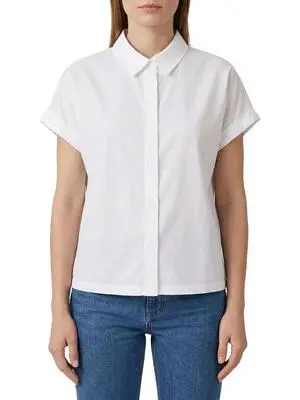Y’s Shirt Classic Collar, Short Sleeve - White