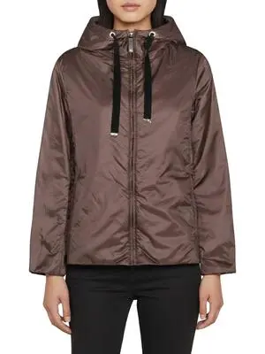 Max Mara Hooded Jacket - Burnt