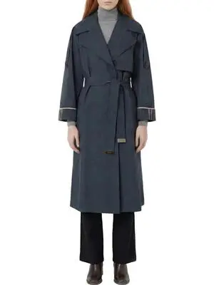 Max Mara Trench Coat - Blue