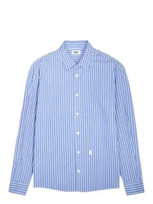 KROST Bold Striped Shirting - Blue