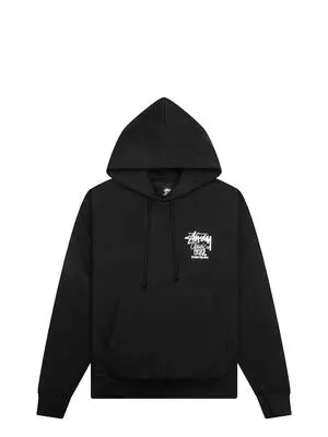 StÜssy Classic Gear Hoodie - Black