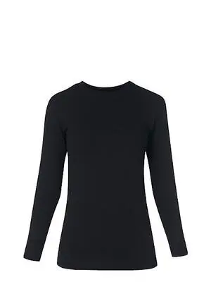 Sweaty Betty Modal Crew Neck Ski Top - Black