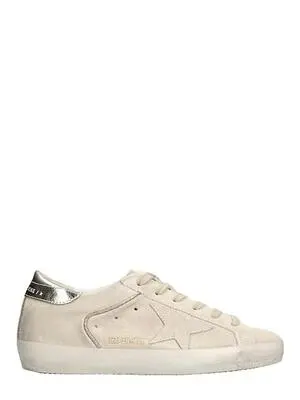 GOLDEN GOOSE Superstar Suede Trainers - Beige Comb