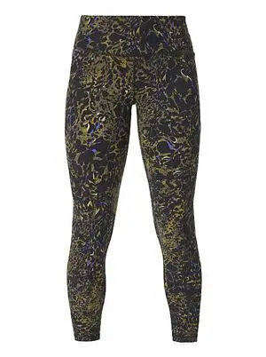 Sweaty Betty Power 7/8 Workout Leggings - Green Melting Print