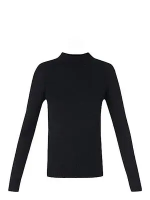 Sweaty Betty Sb High Neck Ski Midlayer Knitted Top - Black