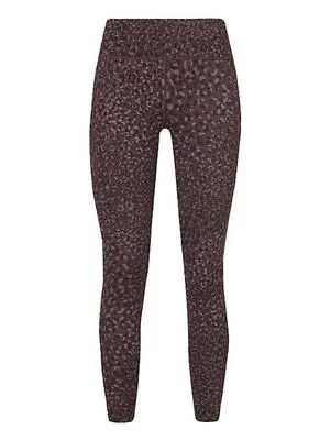 Sweaty Betty Power Workout Leggings - Brown Leopard Print