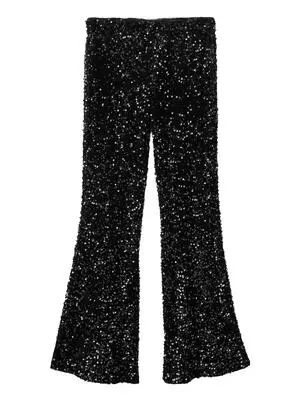 MANGO Sequin Flare Jeans