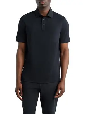 G/fore Essential Performance Piqué Golf Polo - Onyx