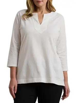 Ralph Lauren Split-neck Tunic - White