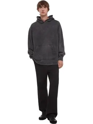 Helmut Lang Garment-dyed Wardrobe Hoodie - Marble Black