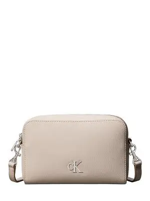 Calvin Klein Minimal Monogram Phone Crossbody - Chateau Gray