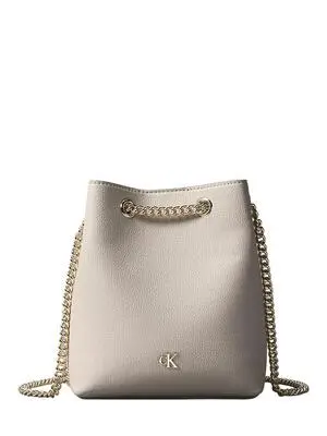 Calvin Klein Minimal Monogram Bucket Bag - Chateau