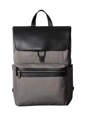 Calvin Klein Structured Flap Backpack - Granite Gray