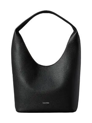 Calvin Klein Pebble Grain Slouchy Bag Black