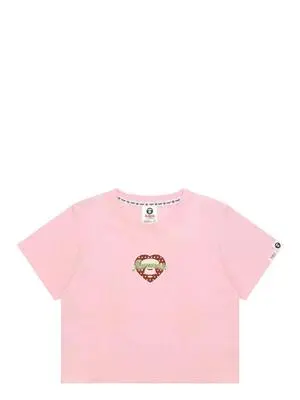 AAPE BY *A BATHING APE® Heart-motif T-shirt - Pink