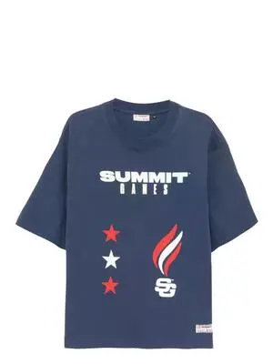 SUMMER GAMES Printed T-shirt - Blue